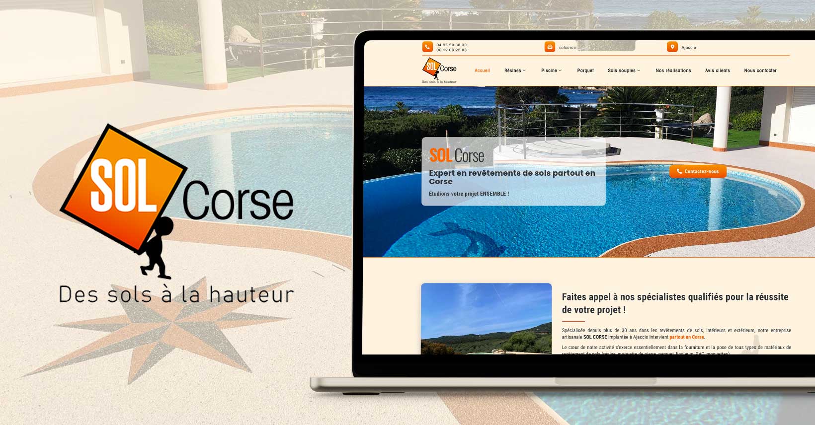 Expert en revêtements de sols partout en Corse - SOL Corse